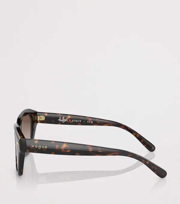 VOGUE Acetate Irregular Sunglasses - Brown