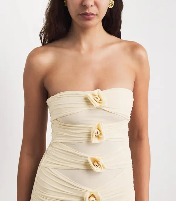 MAYGEL CORONEL Andi Strapless Midi Dress