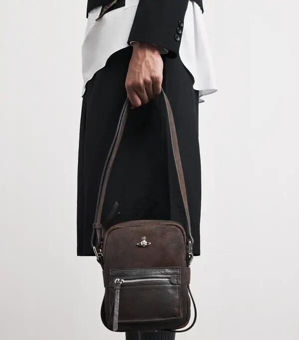 VIVIENNE WESTWOOD Leather Jackson Satchel