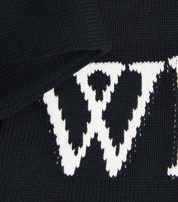 Off-White Logo-Detail Sweater - Black | Editorialist