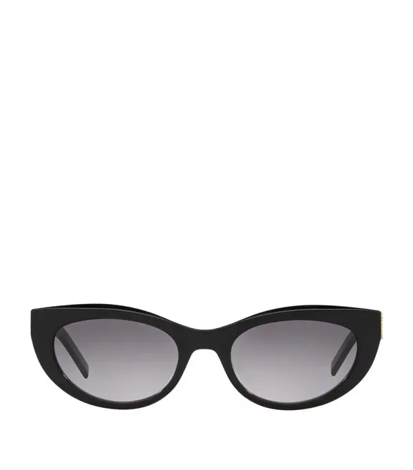 Saint Laurent Acetate Cat Eye Sunglasses - Black