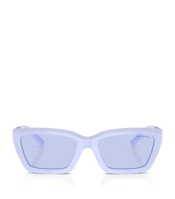 Tiffany & Co. Acetate Rectangular Sunglasses - Purple