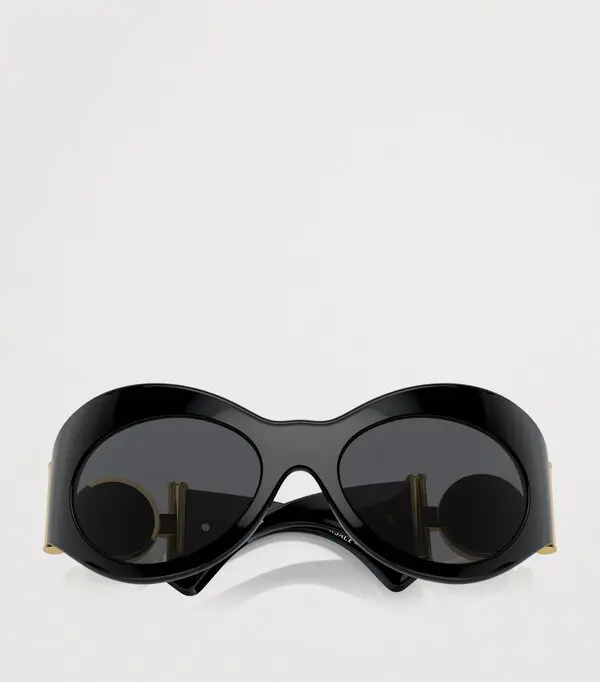 Versace Acetate Irregular Sunglasses