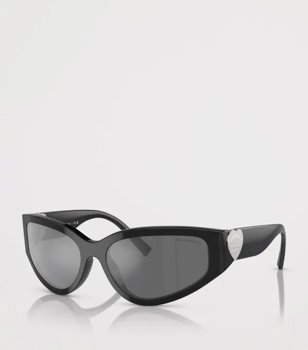 Tiffany & Co. Acetate Tf4217 Irregular Sunglasses - Black