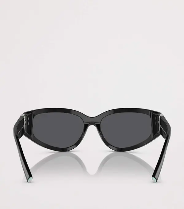 Tiffany & Co. Acetate Tf4217 Irregular Sunglasses - Black