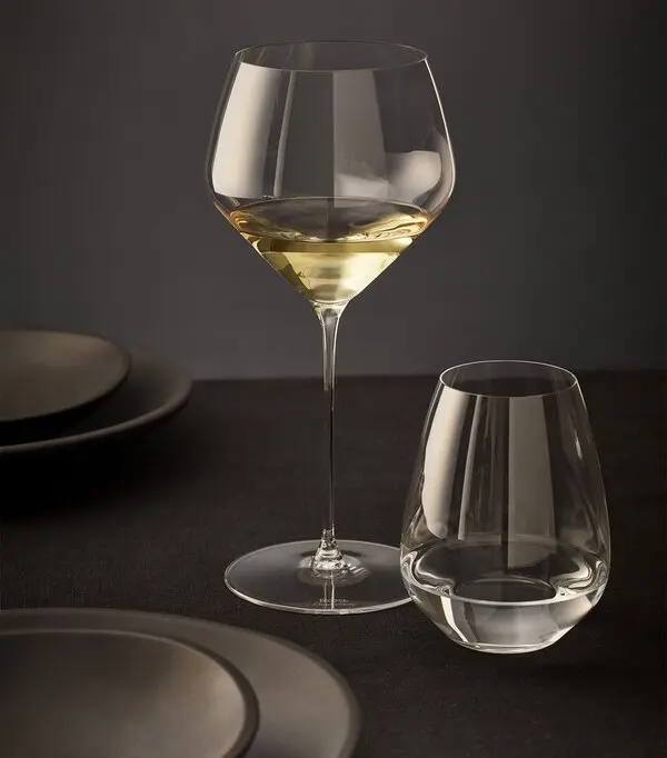 RIEDEL Crystal Veloce Chardonnay Wine Glasses - Clear