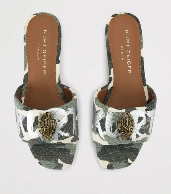 Kurt Geiger Camouflage Kensington Sandals - Green