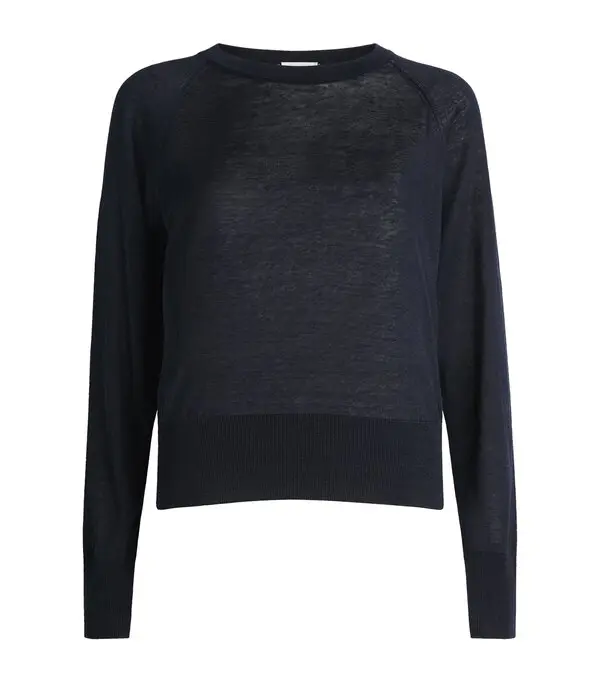 Agnona Linen-silk Crew-neck Sweater