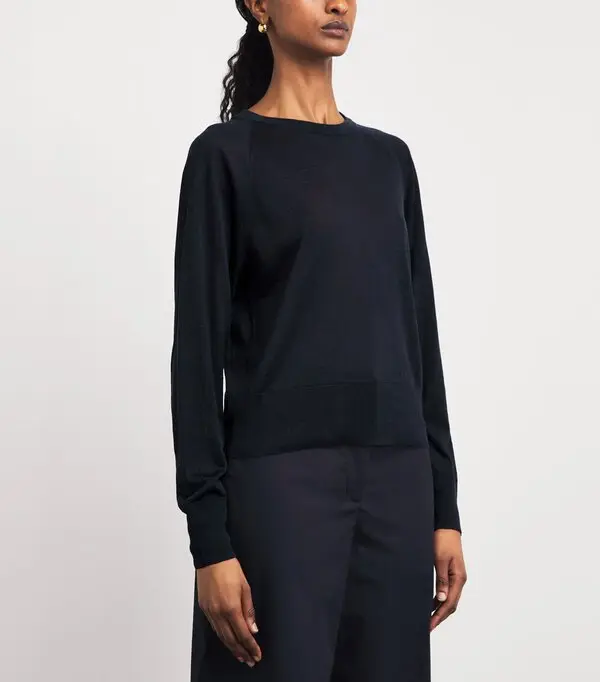 Agnona Linen-silk Crew-neck Sweater