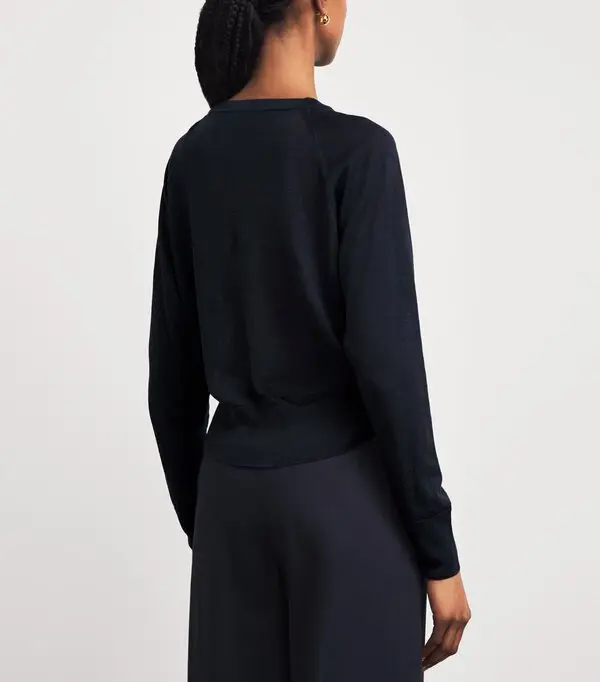 Agnona Linen-silk Crew-neck Sweater