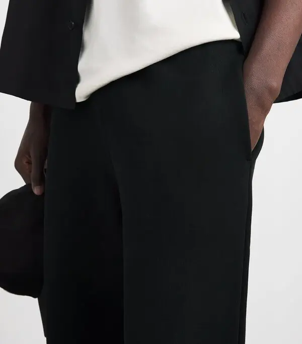 AMI Paris Cotton De Coeur Sweatpants - Black