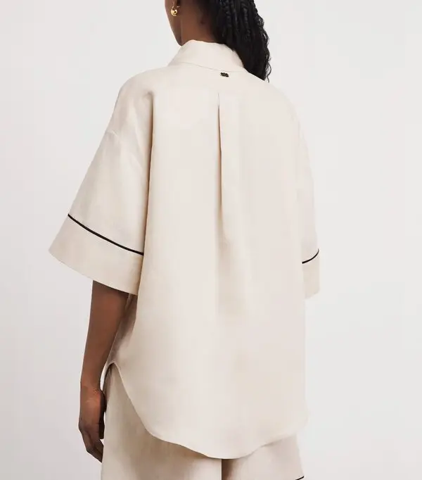 Agnona Linen Shirt - Beige