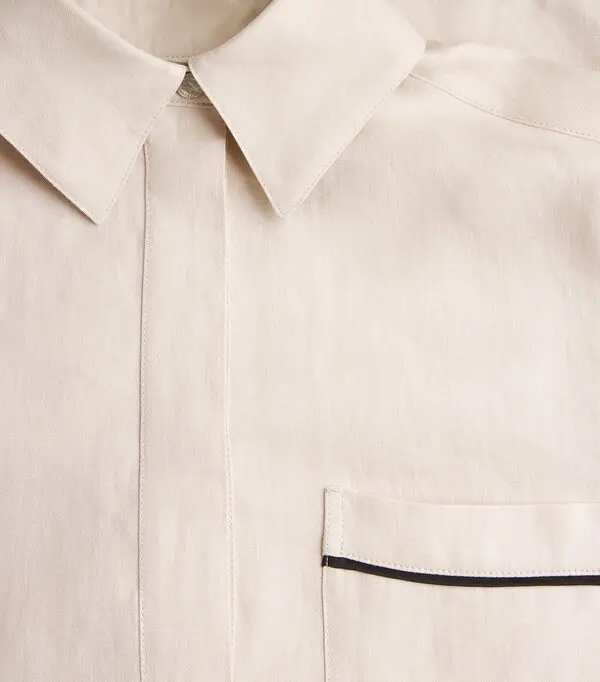 Agnona Linen Shirt - Beige