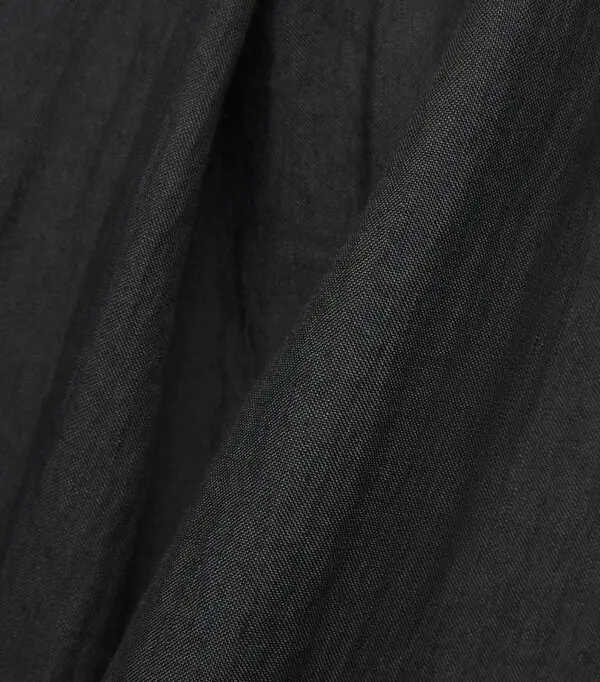 Our Legacy Linen-blend Wide-leg Leisure Trousers - Black