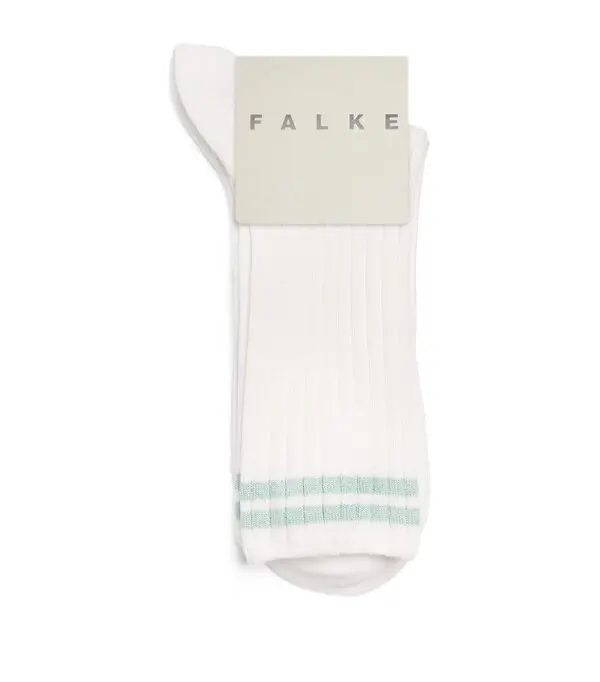 Falke Cotton-blend Crew Socks - White