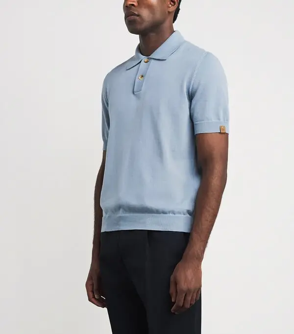 Jacob Cohen Brushed Cotton Polo Shirt