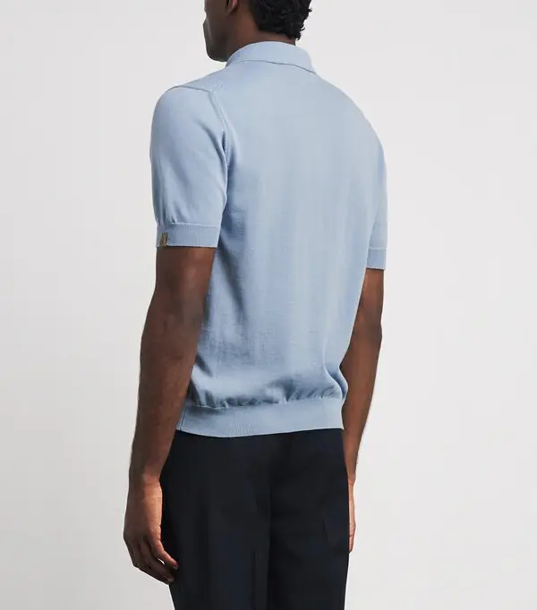 Jacob Cohen Brushed Cotton Polo Shirt