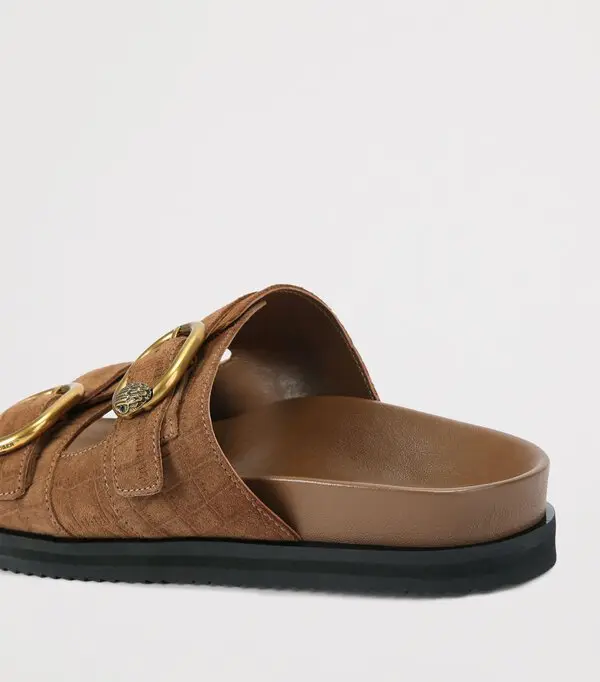 Kurt Geiger Suede Bancroft Sandals - Beige