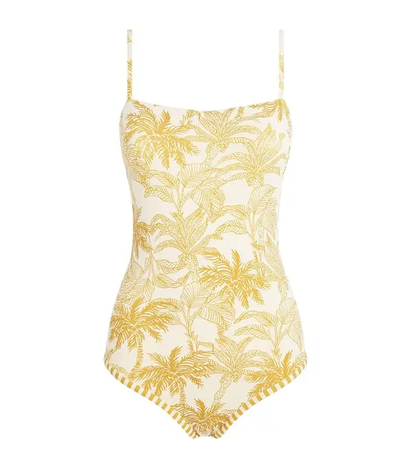 ERES Tropical Printed Swimsuit - Yellow