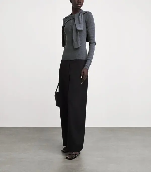 Almada Label Wool-silk-cashmere Jules Top