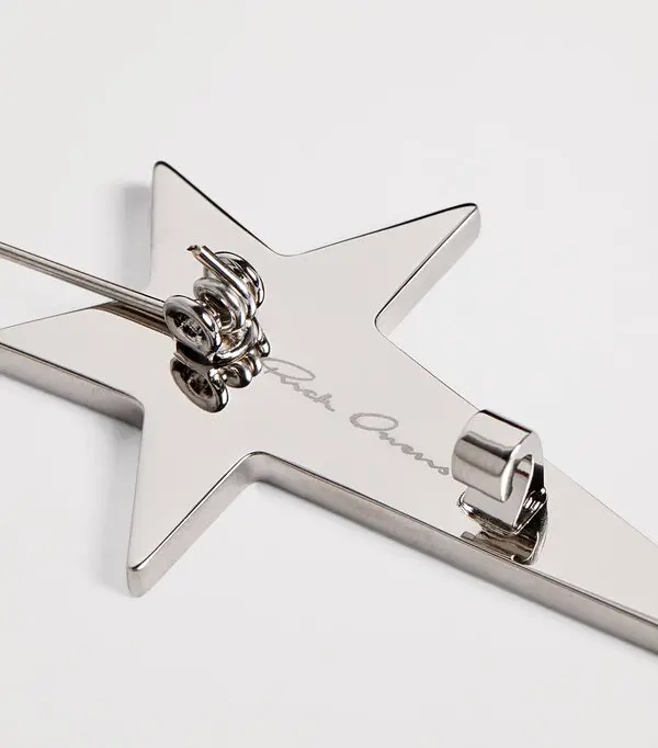 Rick Owens Pentagram Lapel Pin