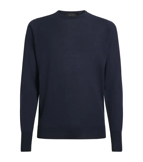 ALAN SCOTT Superfine Merino Wool Crew Neck Sweater