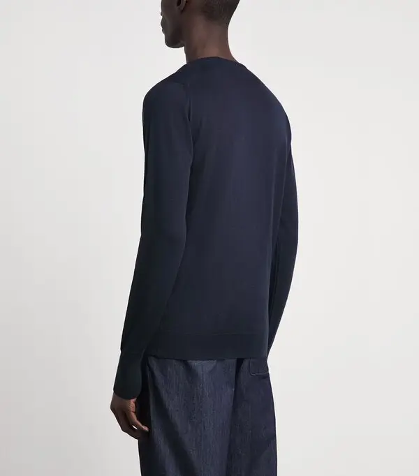 ALAN SCOTT Superfine Merino Wool Crew Neck Sweater