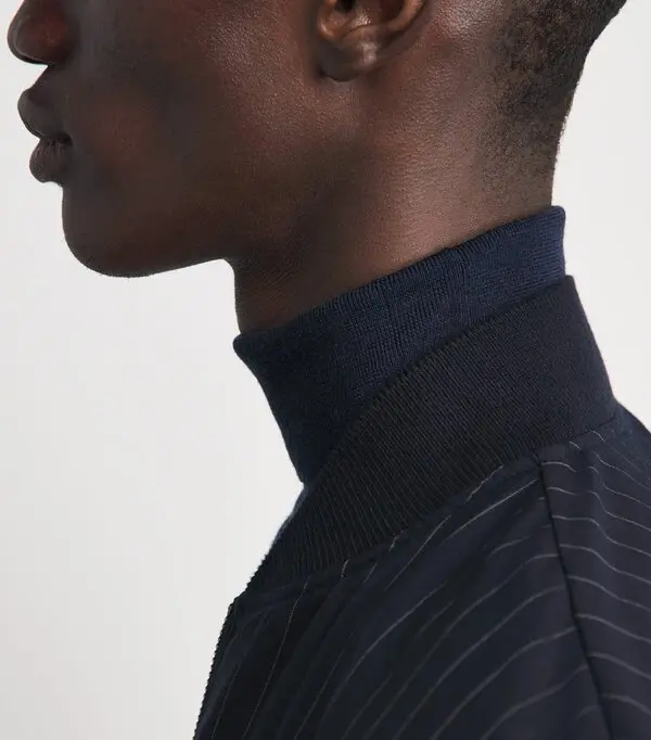ALAN SCOTT Superfine Merino Wool Rollneck Sweater