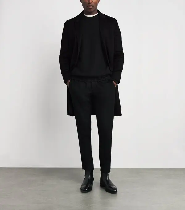 ALAN SCOTT Cashmere-blend Double-face Coat