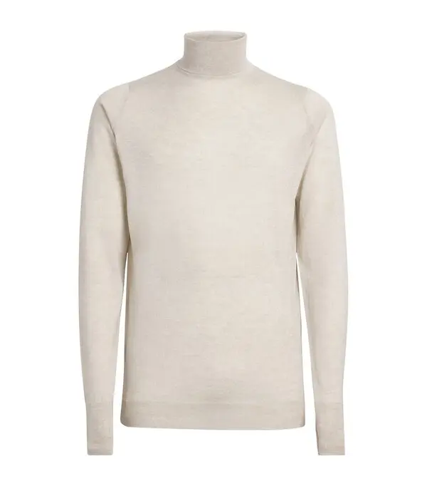ALAN SCOTT Superfine Merino Wool Rollneck Sweater