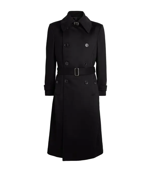 ALAN SCOTT Cashmere-blend Trench Coat