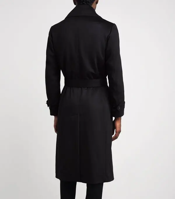ALAN SCOTT Cashmere-blend Trench Coat