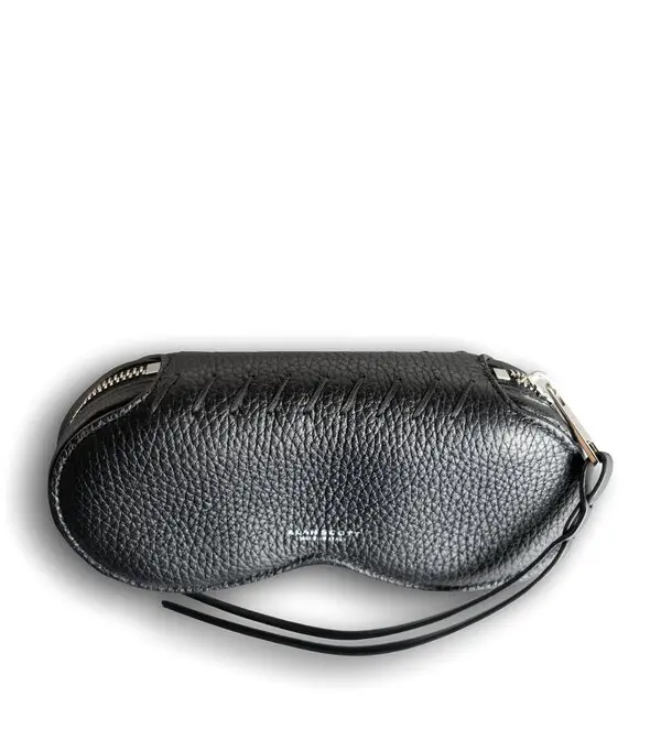 ALAN SCOTT Deerskin Glasses Case - Black