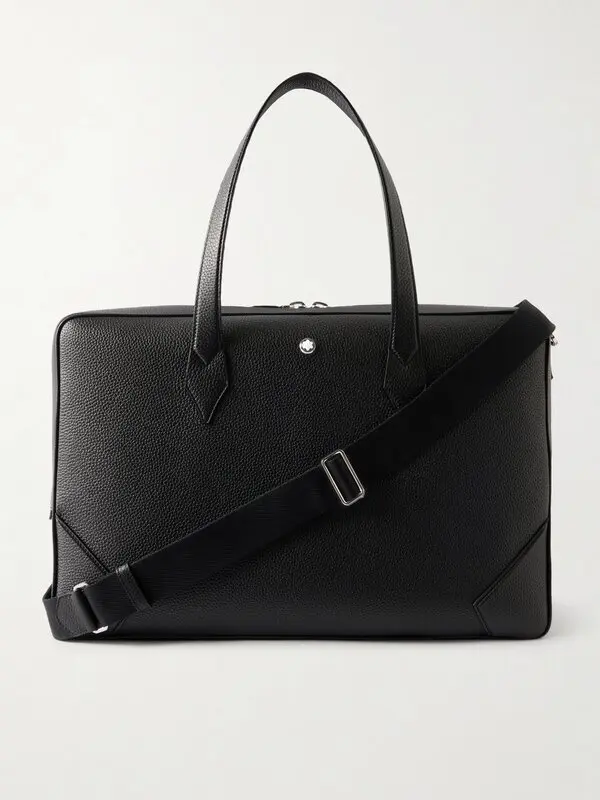 Montblanc Full-grain Leather Weekend Bag