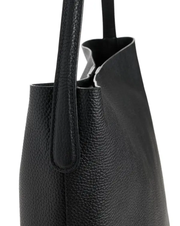 MANSUR GAVRIEL Small Leather Cabas Tote - Black