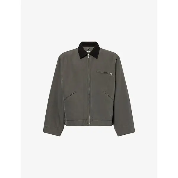 A.PRESSE Cotton And Silk-blend Jacket