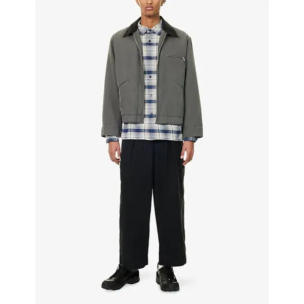 A.PRESSE Cotton And Silk-blend Jacket