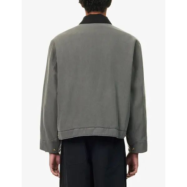 A.PRESSE Cotton And Silk-blend Jacket