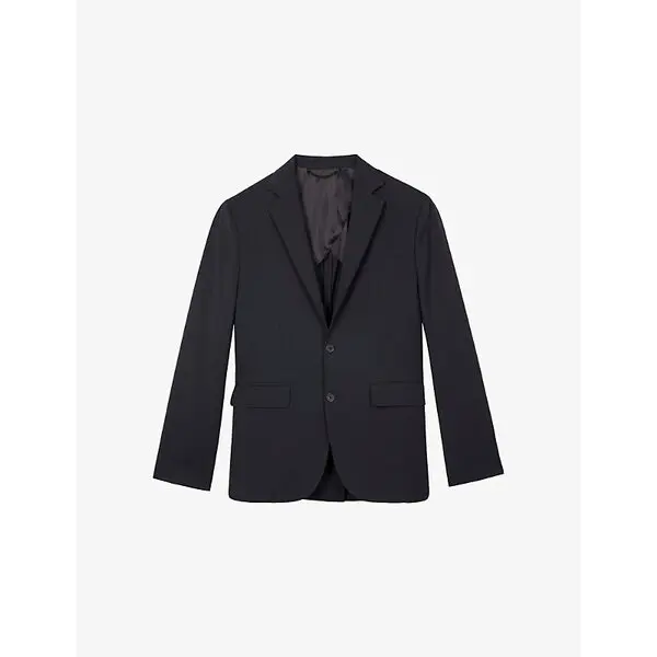 The Kooples Notch-lapel Relaxed-fit Wool Blazer