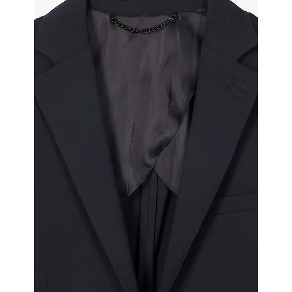The Kooples Notch-lapel Relaxed-fit Wool Blazer