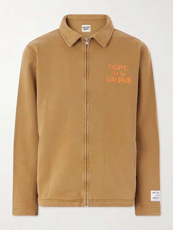 GALLERY DEPT. Montecito Logo-print Jacket - Brown