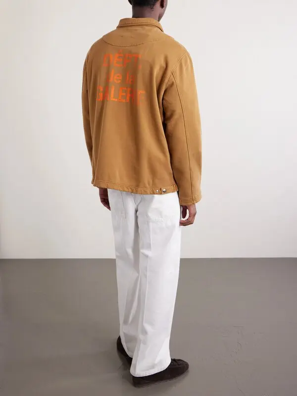 GALLERY DEPT. Montecito Logo-print Jacket - Brown