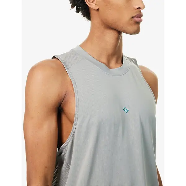 247 BY REPRESENT Numbers Stretch-jersey Vest