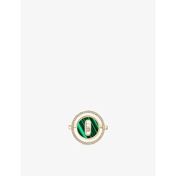 Messika Lucky Move Malachite And Diamond Ring