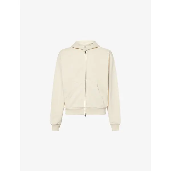AUSTIN POST Cotton Zip-up Hoodie