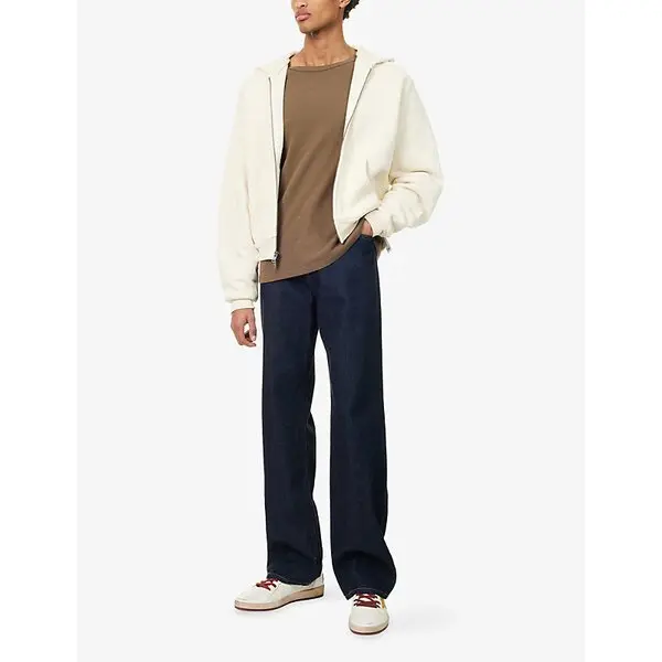 AUSTIN POST Cotton Zip-up Hoodie
