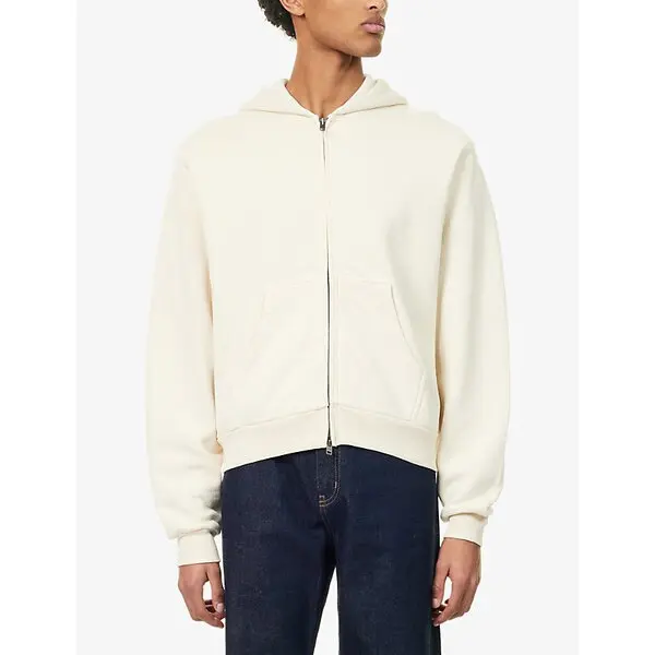 AUSTIN POST Cotton Zip-up Hoodie