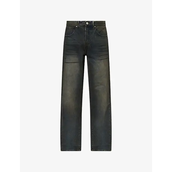 BASKETCASE Lax Straight-leg Denim Jeans - Washed Blue
