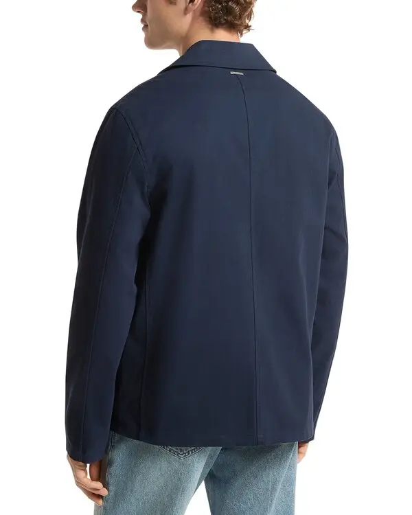 Michael Kors Cotton Linen Chore Jacket - Midnight