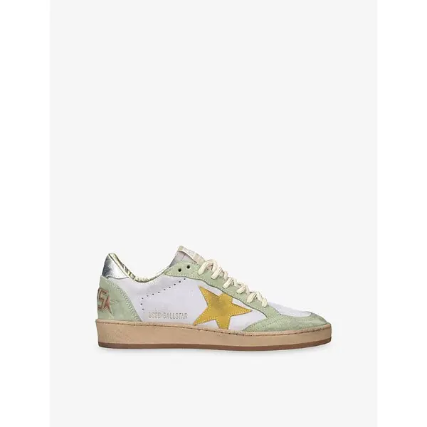 GOLDEN GOOSE Ball Star 83251 Suede Trainers - Lilac